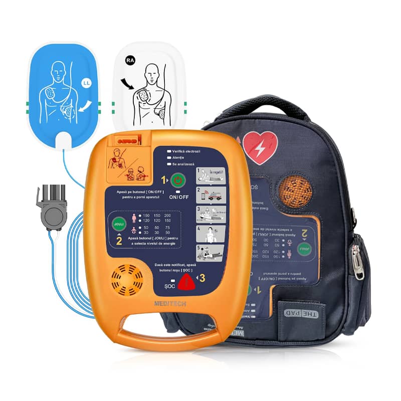 Defibrilator Extern Semi-Automat DEFI 5S cu meniu in limba romana ...