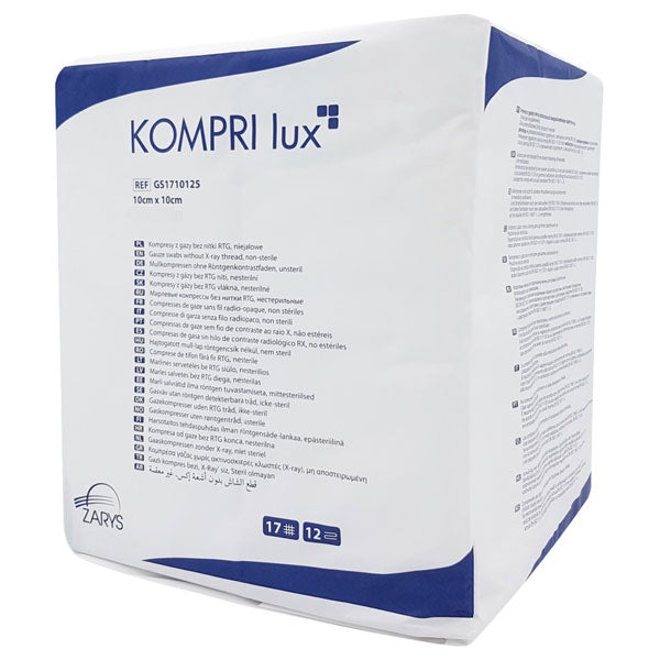 Comprese Tifon Nesterile KOMPRI Lux 10x10 Cm - Zarys – Medizone