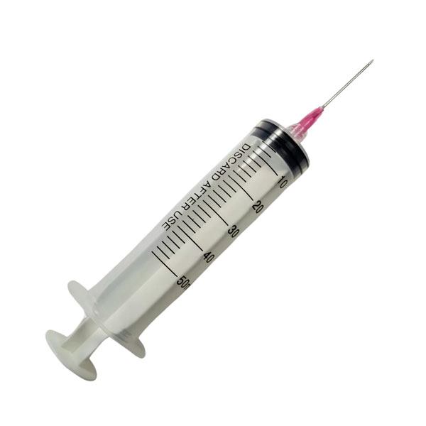 Seringi 50 ml, cu ac, luer lock, cutie 25 buc – Medizone